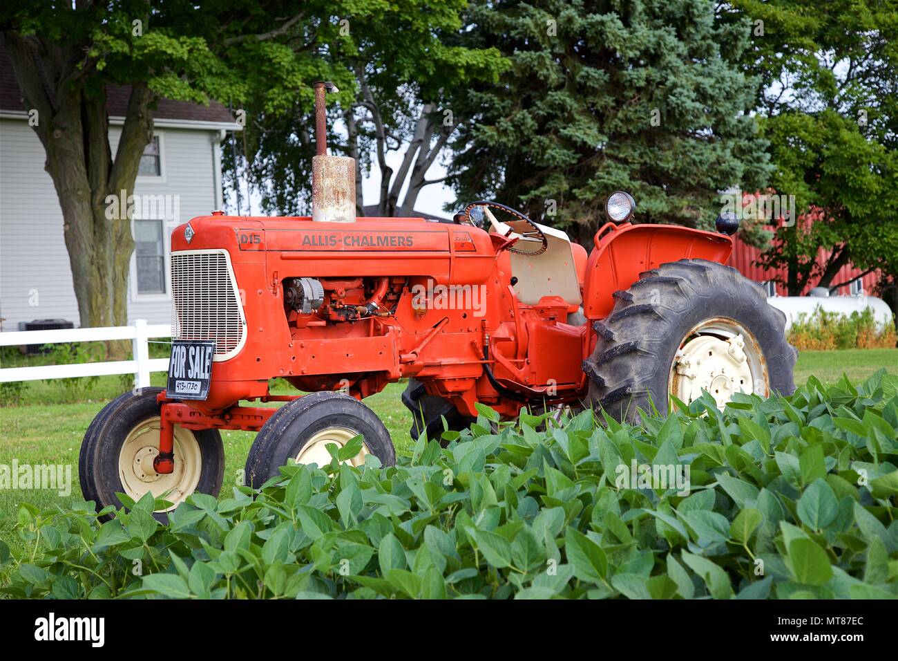 Iconic rural scenes of Midwest USA farm landscapes Stock Photo - Alamy