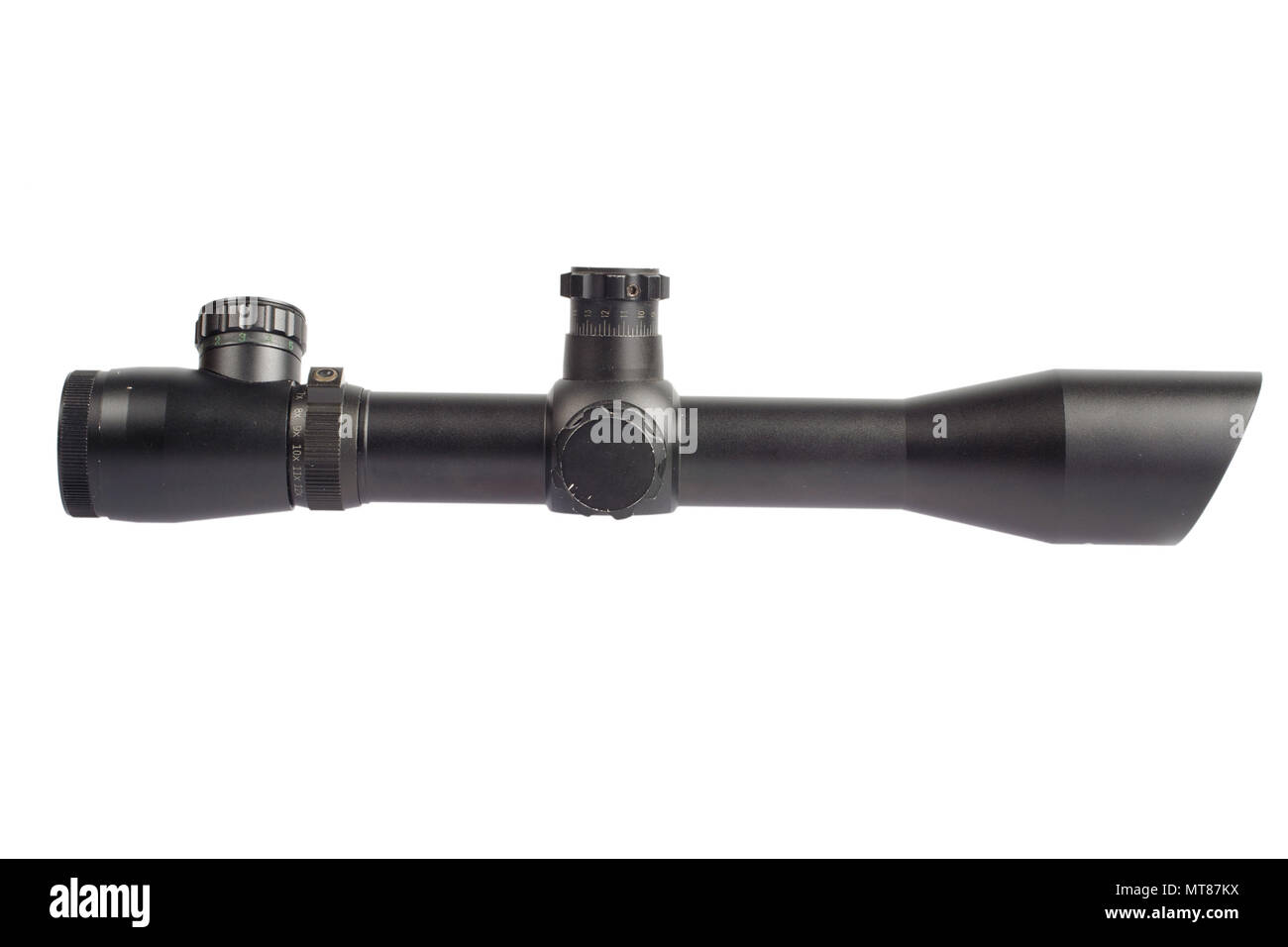 sniper scope isolated on white Stock Photo - Alamy