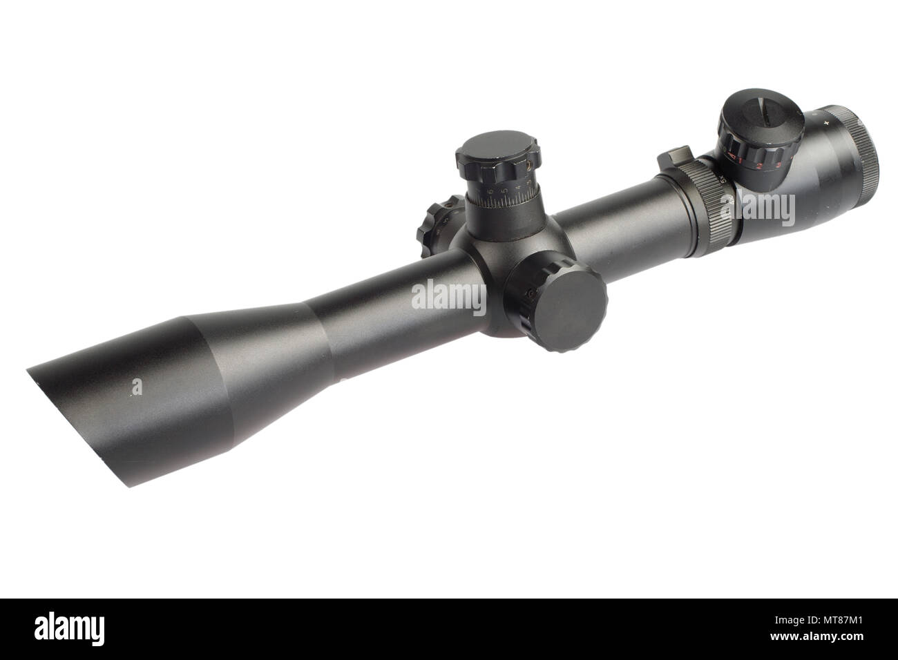 sniper scope isolated on white Stock Photo - Alamy