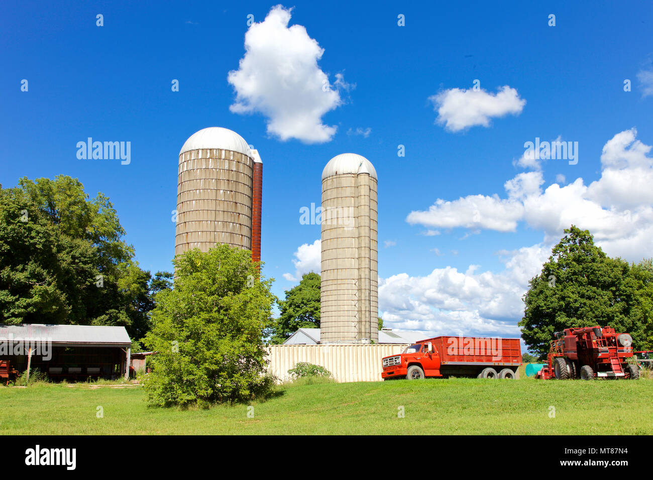 Iconic rural scenes of Midwest USA farm landscapes Stock Photo - Alamy