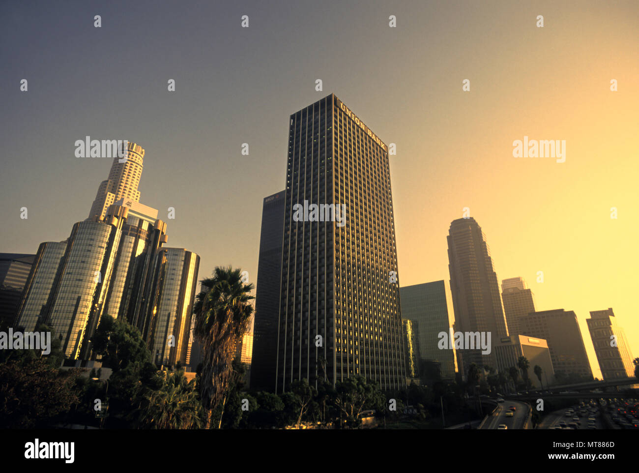 Los angeles skyline century city hi-res stock photography and images ...