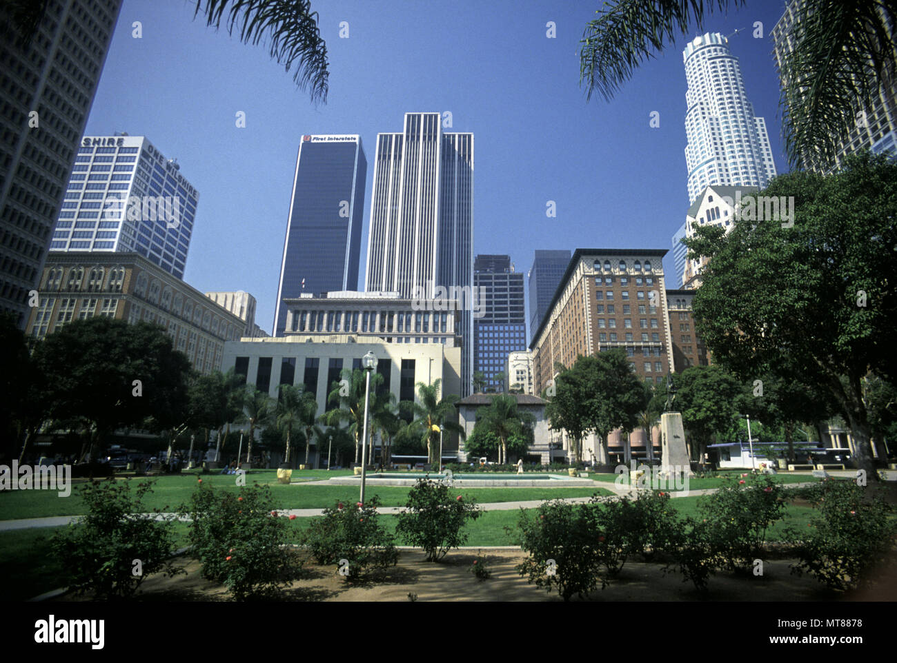 1980s downtown los angeles hi-res stock photography and images - Alamy