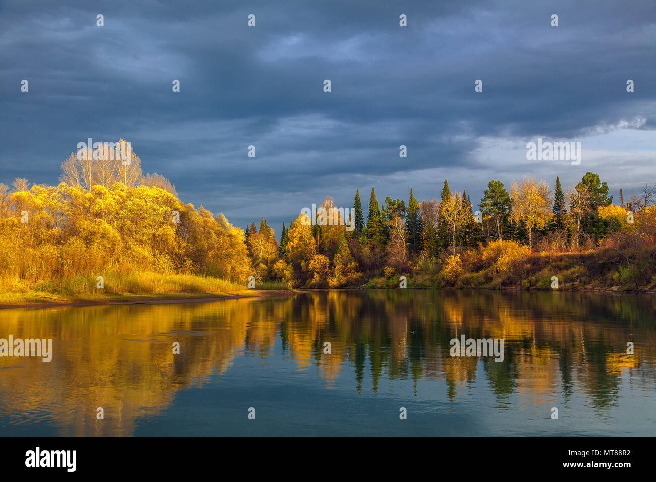 Autumn in Siberia Stock Photo - Alamy