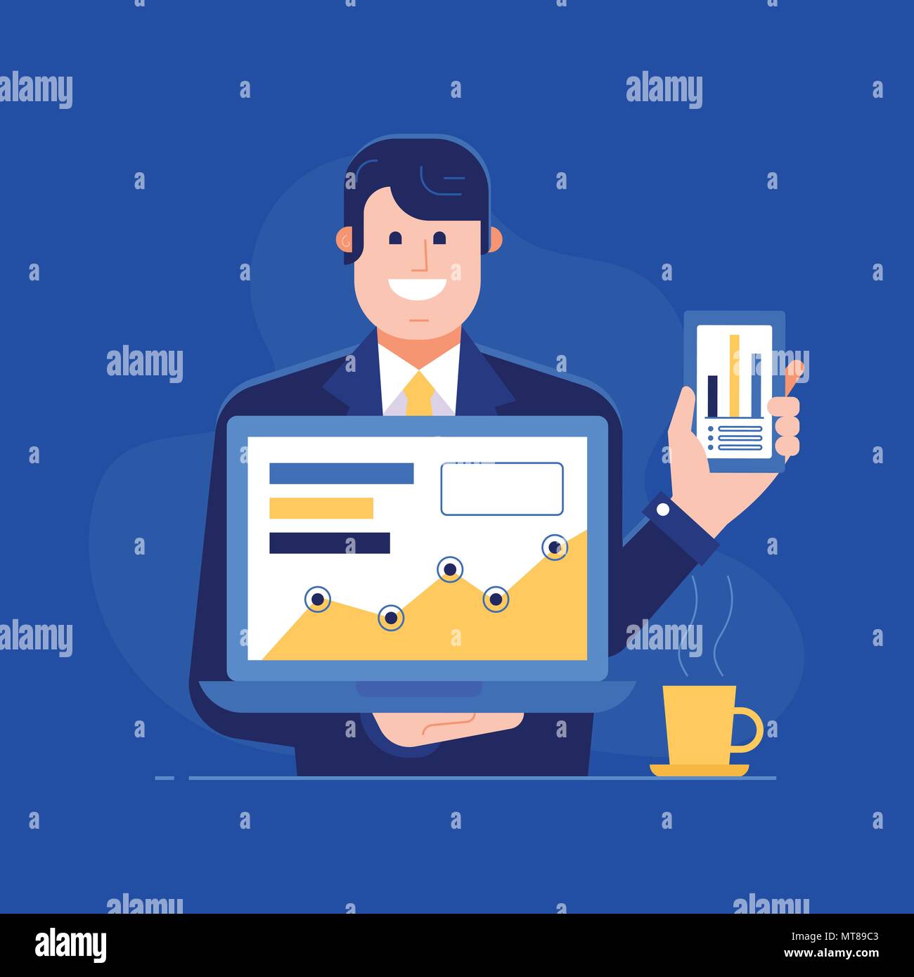 Business Manager Cartoon Stock Photos & Business Manager Cartoon Stock ...