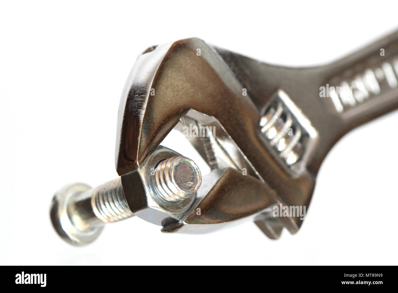 Spanner wrench nut diy hi-res stock photography and images - Alamy
