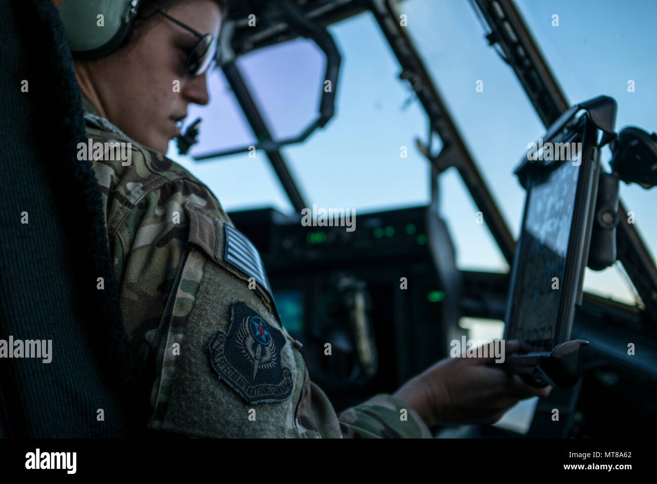 A U.S. Air Force 17th Special Operations Squadron MC-130J Commando II ...