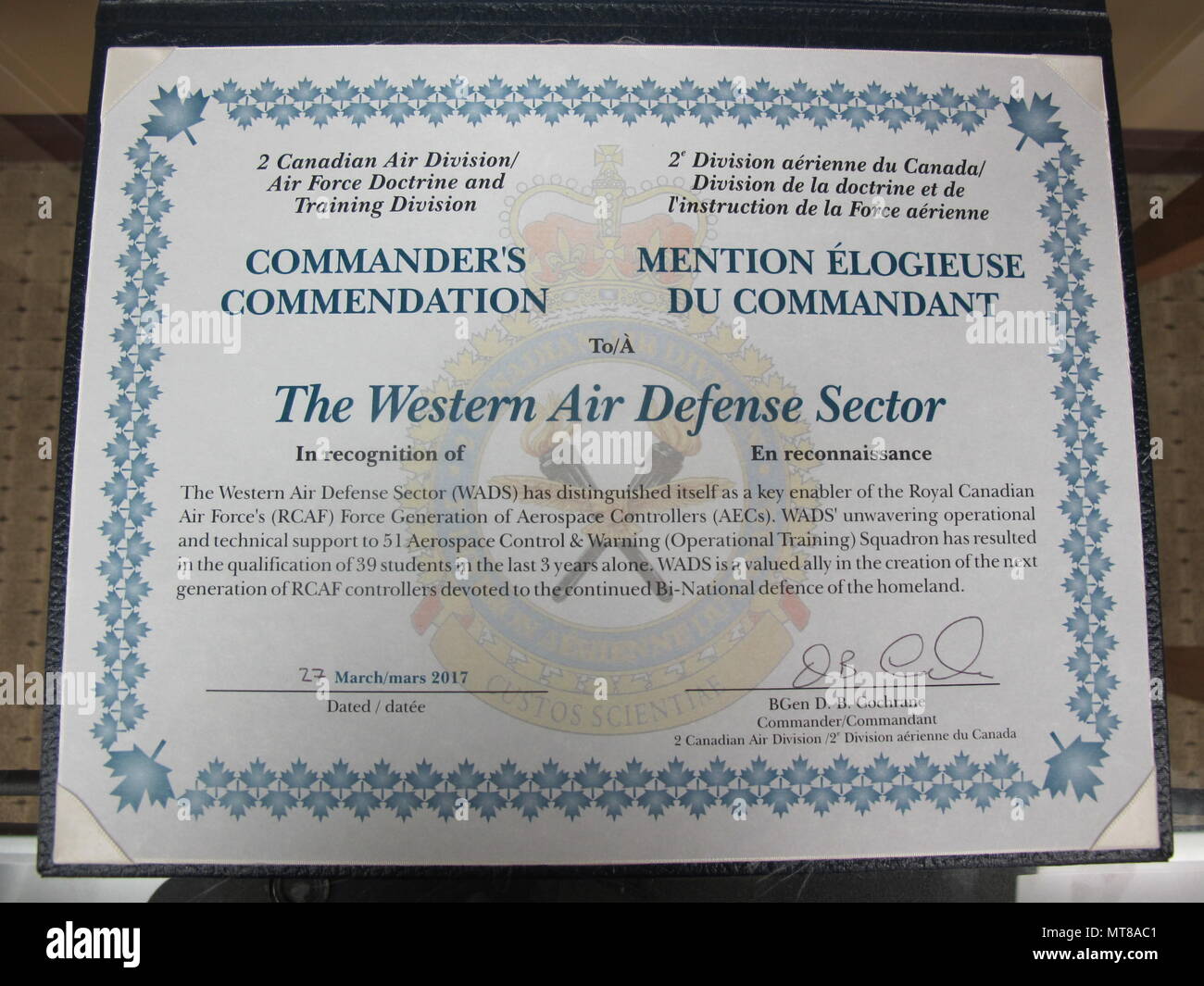 Commanders unit commendation hi-res stock photography and images - Alamy