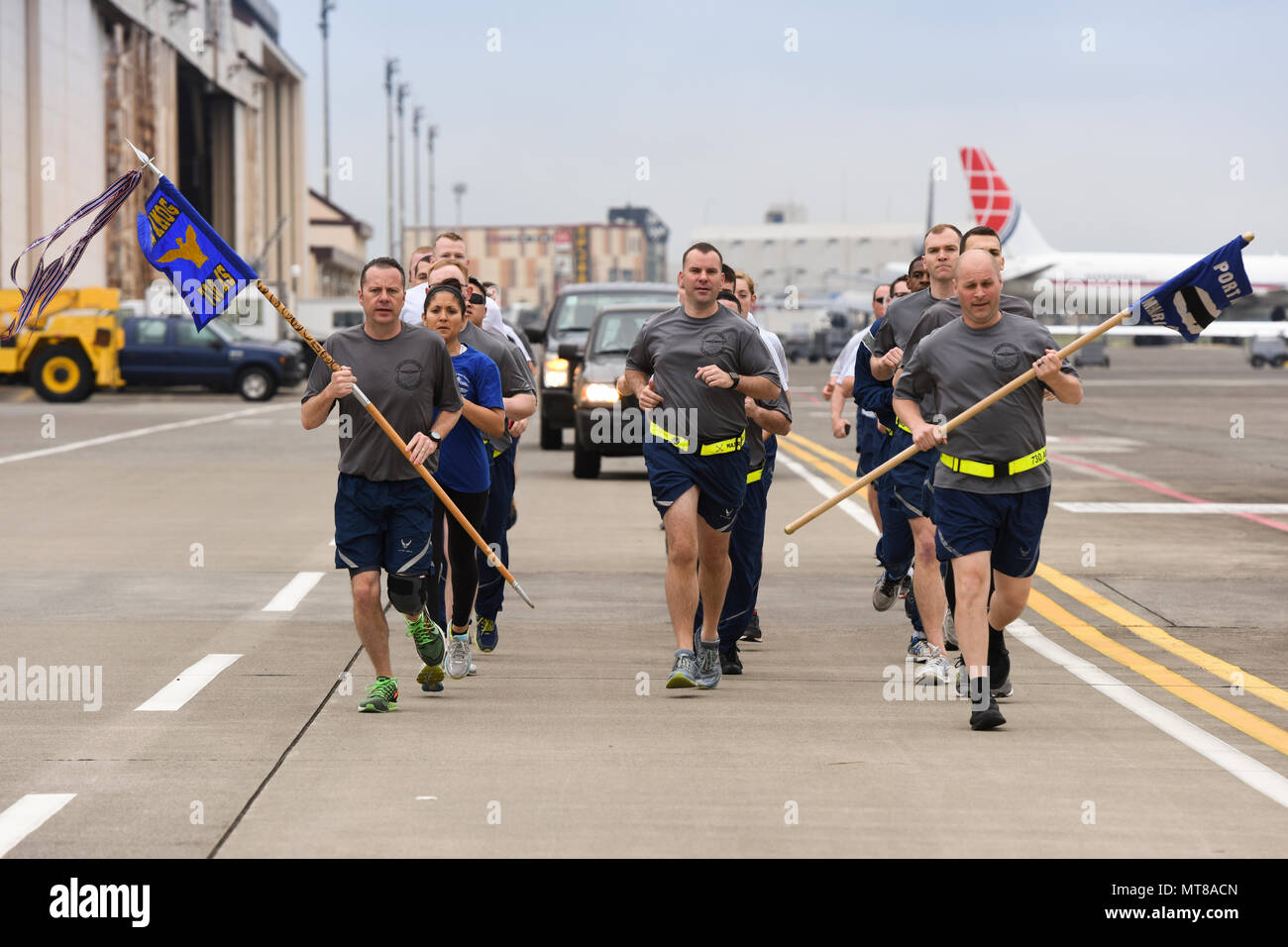 Members from the 730th Air Mobility Squadron, 515th Air Mobility ...