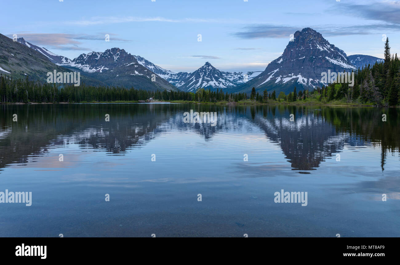 Pray Lake - A spring evening view of Pray Lake and its surrounding ...