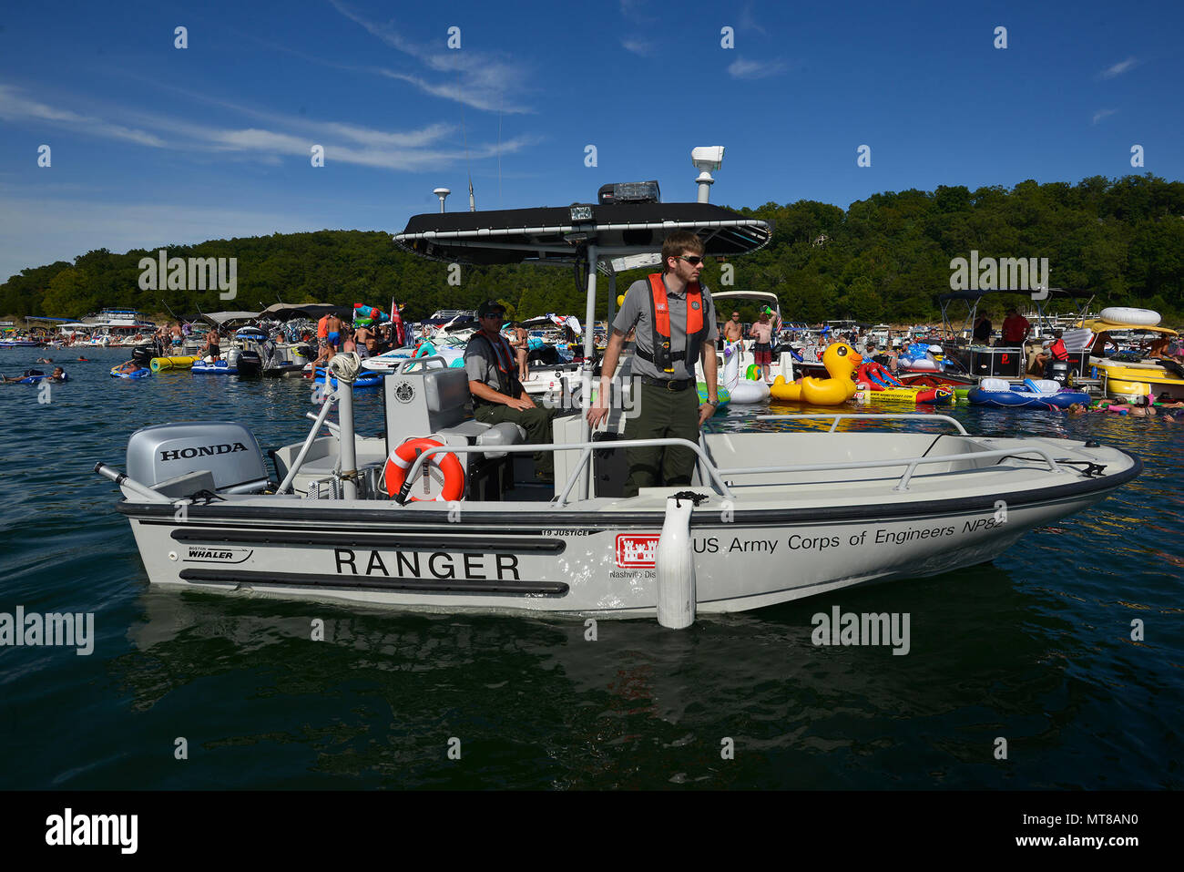U.S. Army Corps of Engineers park rangers from the Nashville District ...