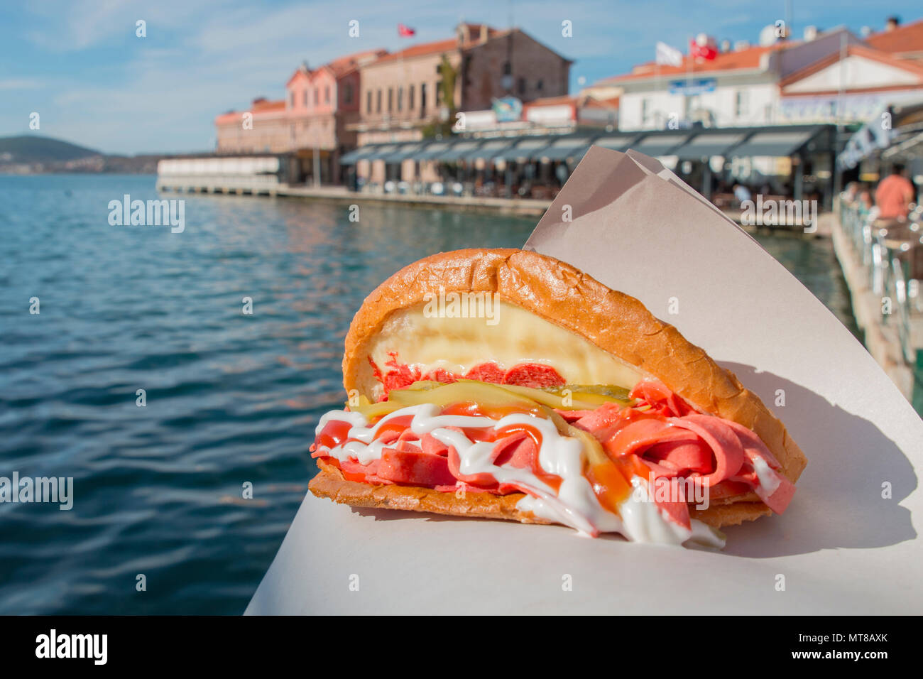 The most famous toast of Turkey; Ayvalik Toast Stock Photo - Alamy