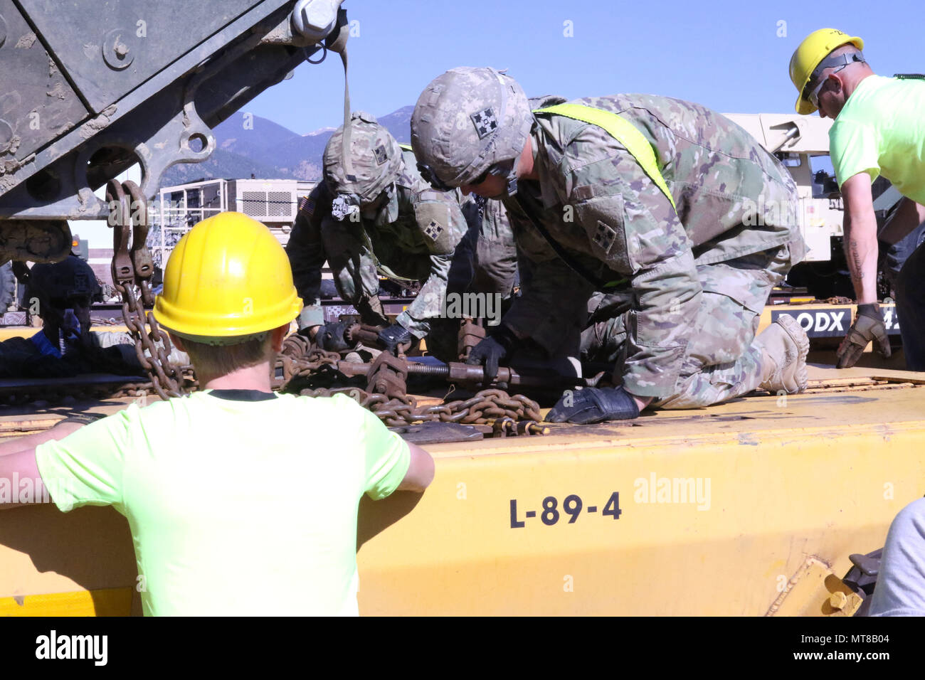Soldiers from 1st Stryker Brigade Combat Team, 4th Infantry Division ...