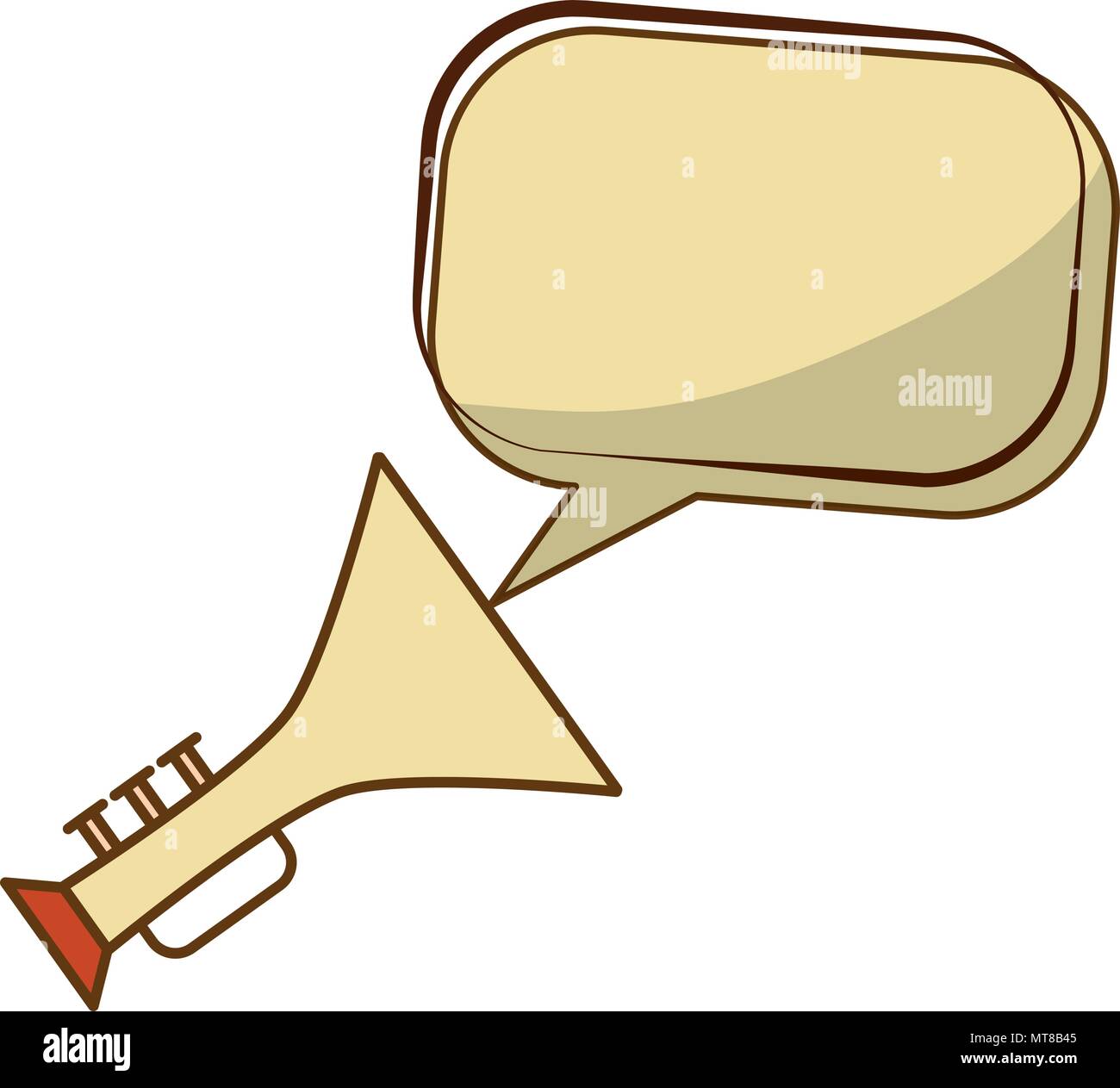 Old trumpet player Stock Vector Images - Alamy