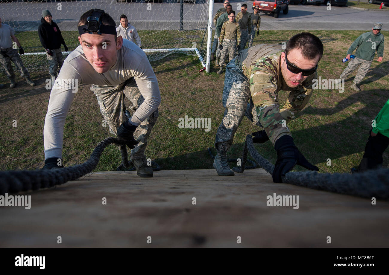 Staff Sgt. Austin Harvill, 31st Fighter Wing staff agencies member, and ...