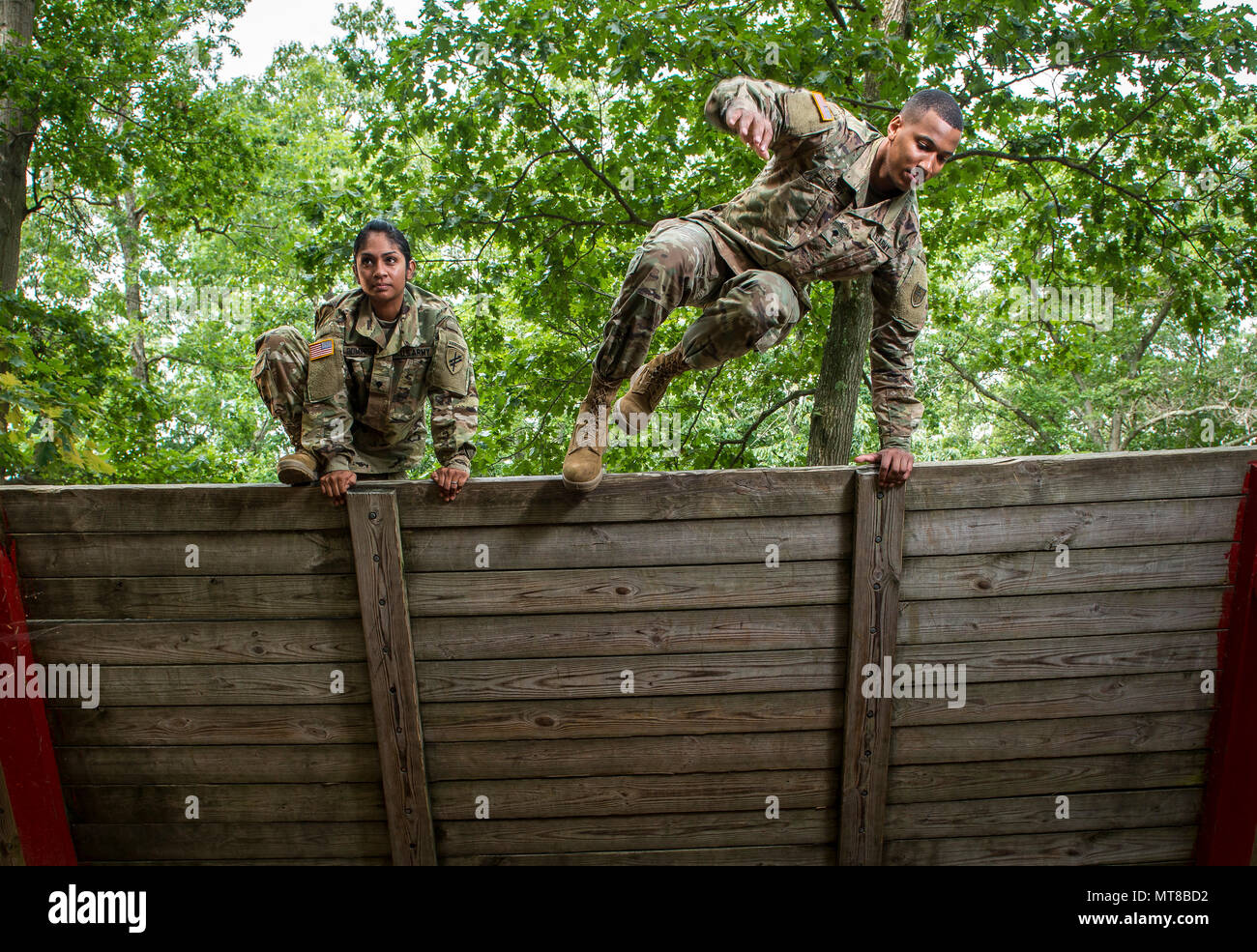 Spc. Charles Cherry (right), a U.S. Army Reserve Soldier with the 79th ...