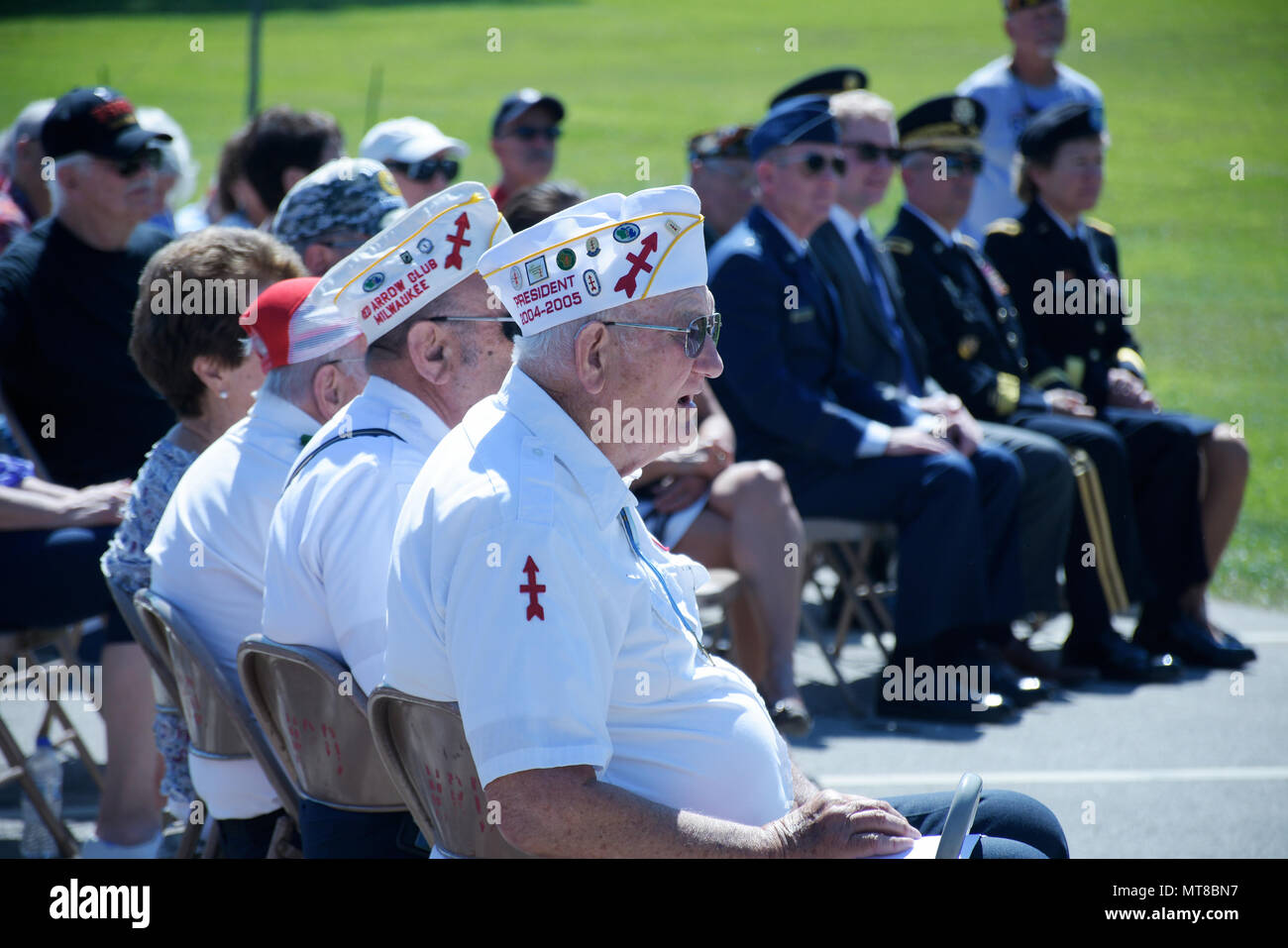 Red Arrow Park in Manitowoc, Wis., was rededicated with a July 15 ...