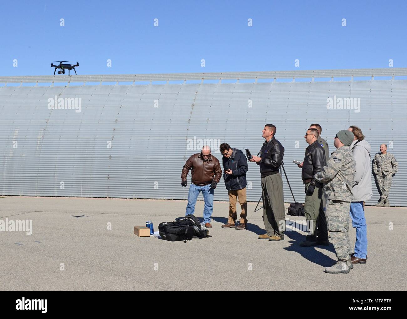 Members of the 412th Test Wing Emerging Technologies Combined Test ...