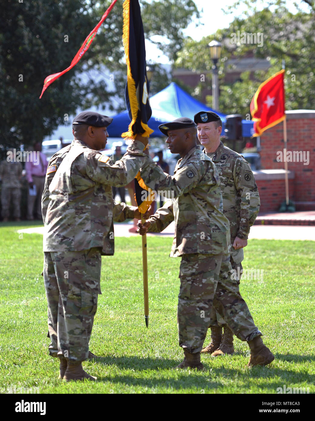 SDDC Commanding General Maj. Gen. Kurt J. Ryan (right) observes Command ...