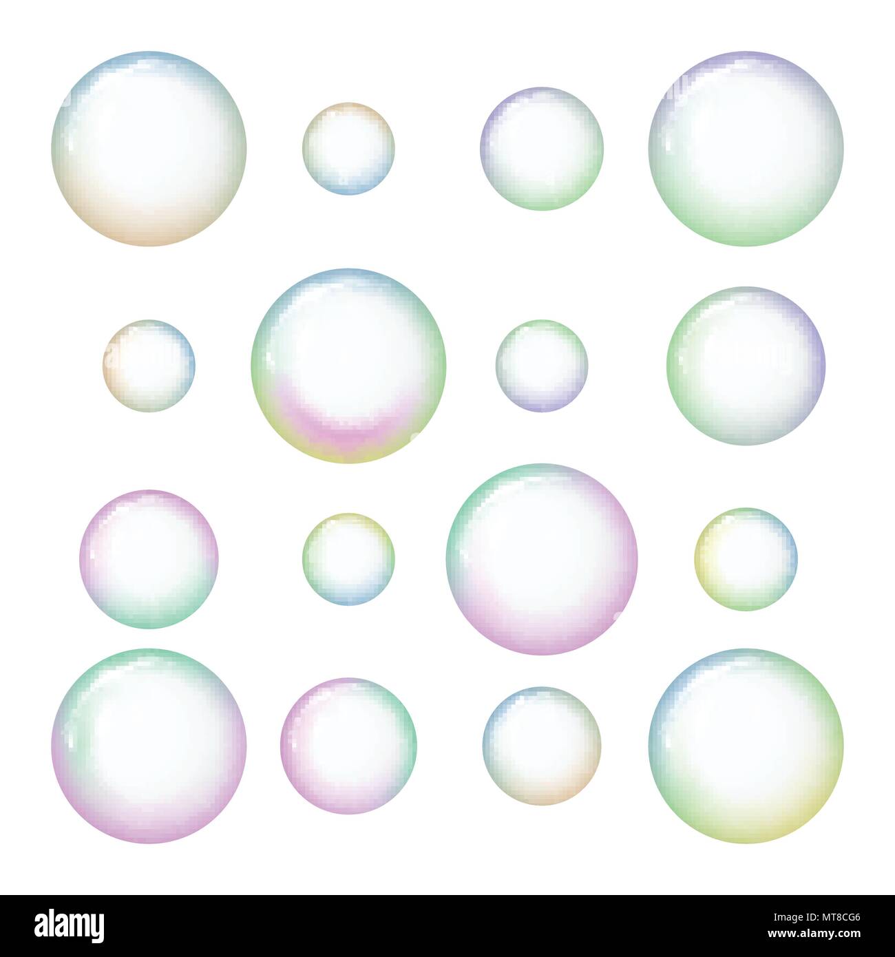 Powder bubbles foam bubble Cut Out Stock Images & Pictures - Alamy