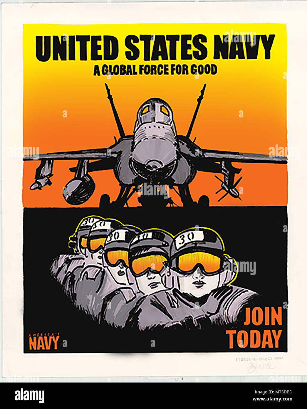 170525-N-ML022-0001 Hand-drawn and vectored recruitment poster. (U.S ...