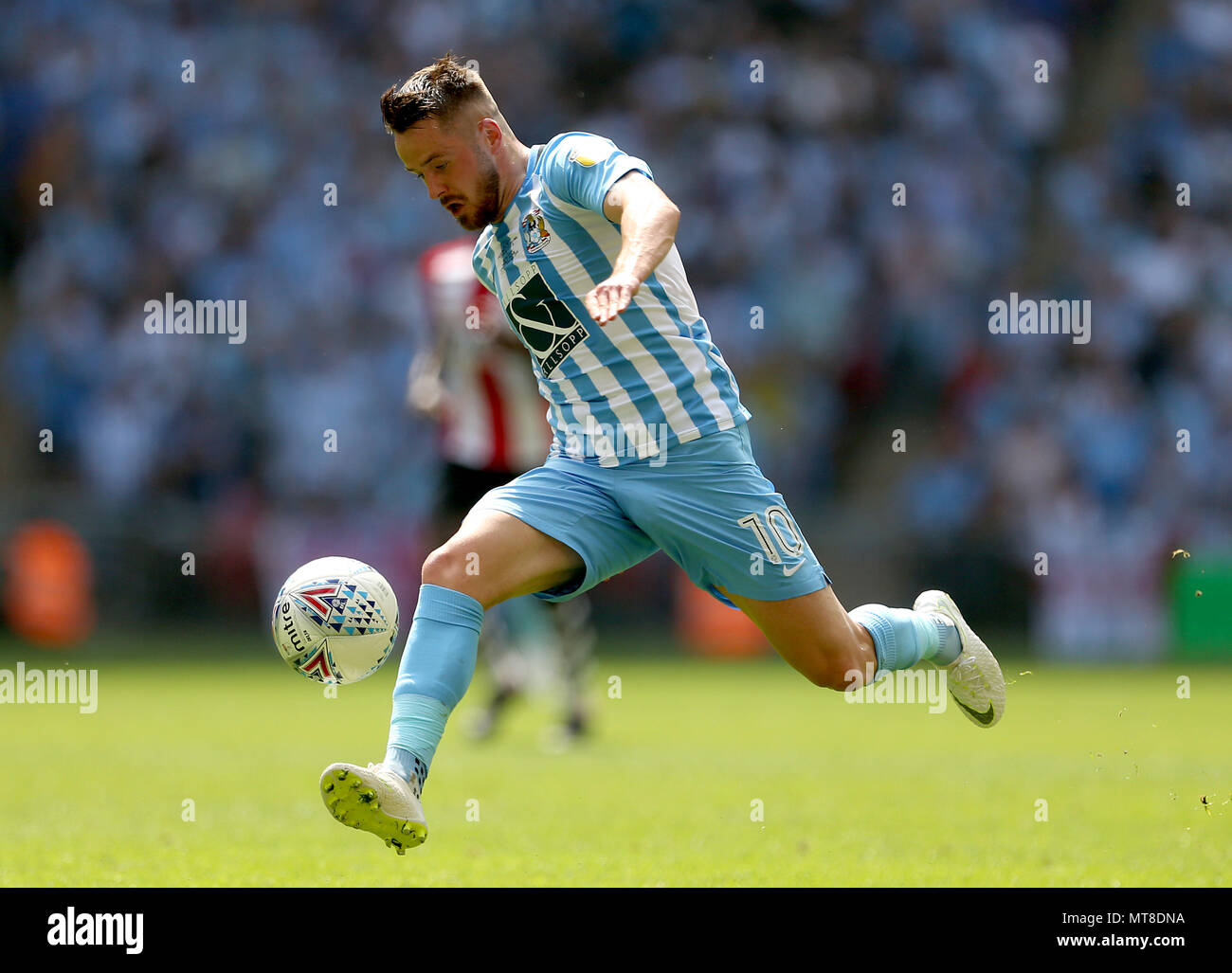 Coventry City's Marc McNulty in action during the Sky Bet League Two ...
