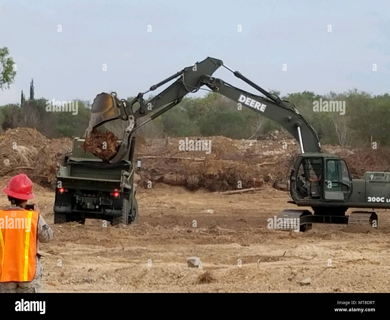 Members of the 219th RED HORSE Squadron of the Montana Air National ...