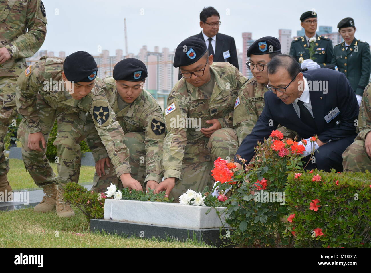KATUSAs (Korean Augmentees to the United States Army) from the 194th ...