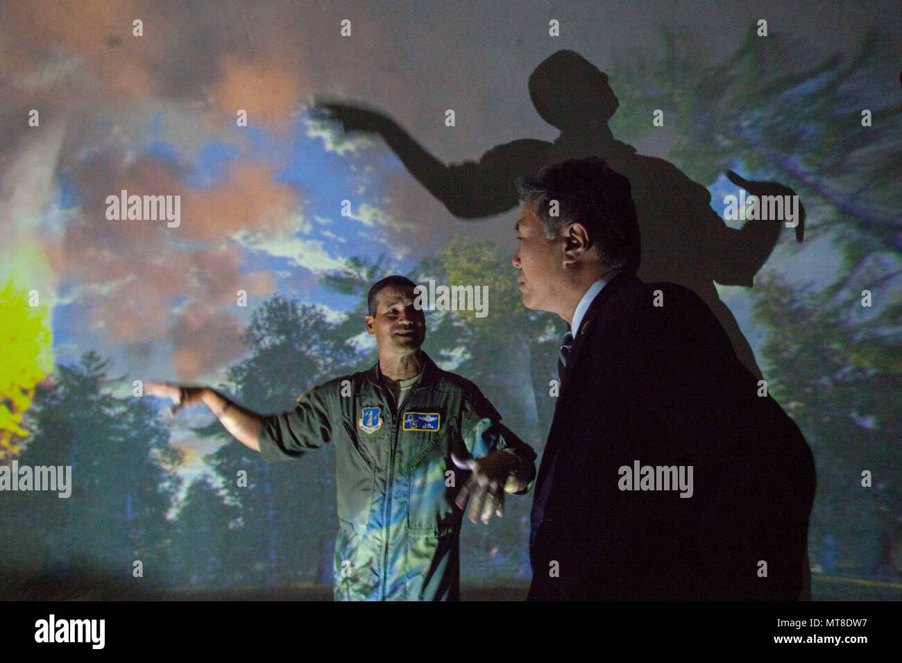 Rep. Mark Takano of California's 41st congressional district tours the ...