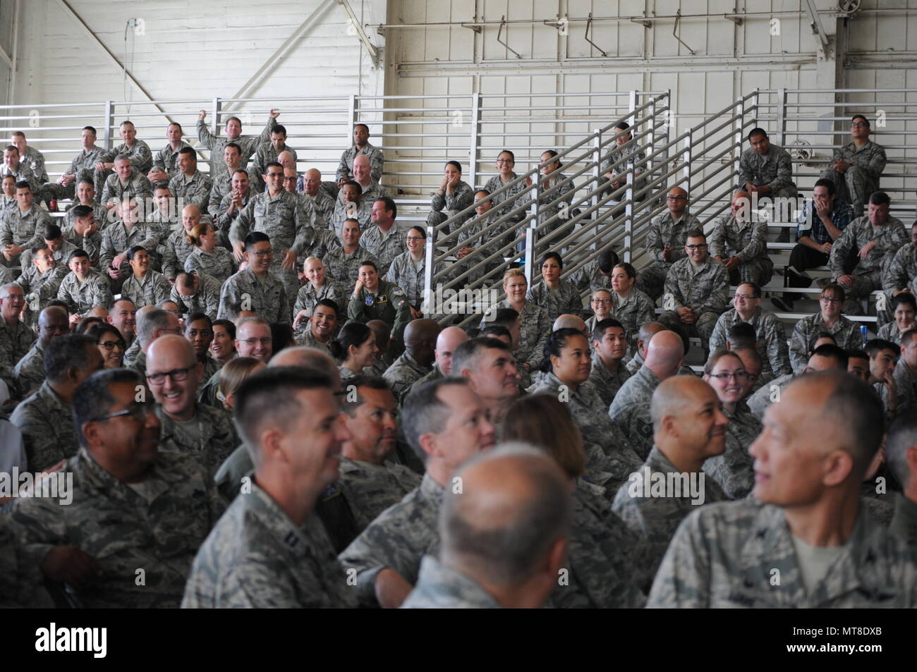 Airmen attend the 163d Attack Wing’s annual Wingman Day May 1 at March ...