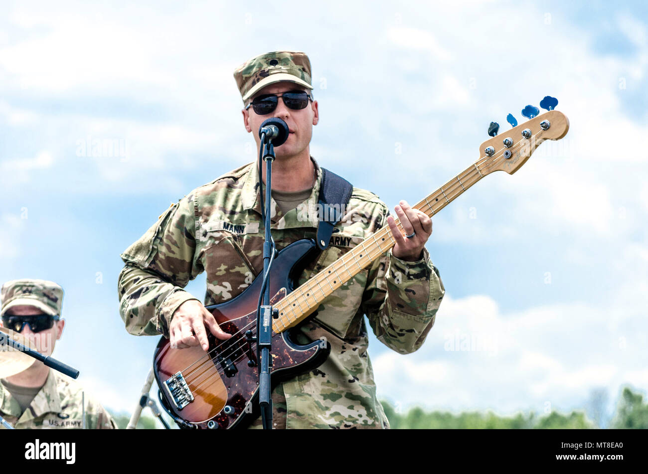 Spc. Justin Mann, 101st Airborne Division Band and Bassist for Big 5 ...