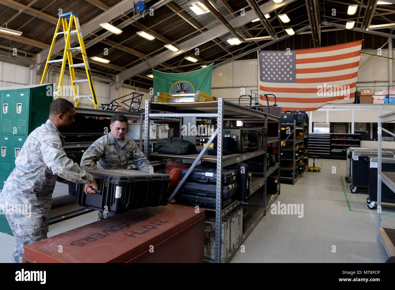 Tech. Sgt. Andrew Clayton, 310th Aircraft Maintenance Unit supply ...