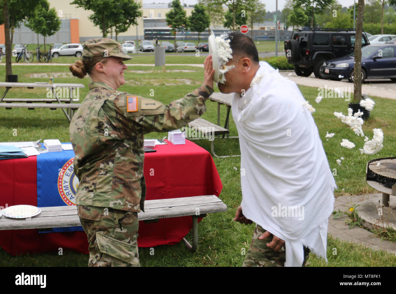 Army Pie In The Face