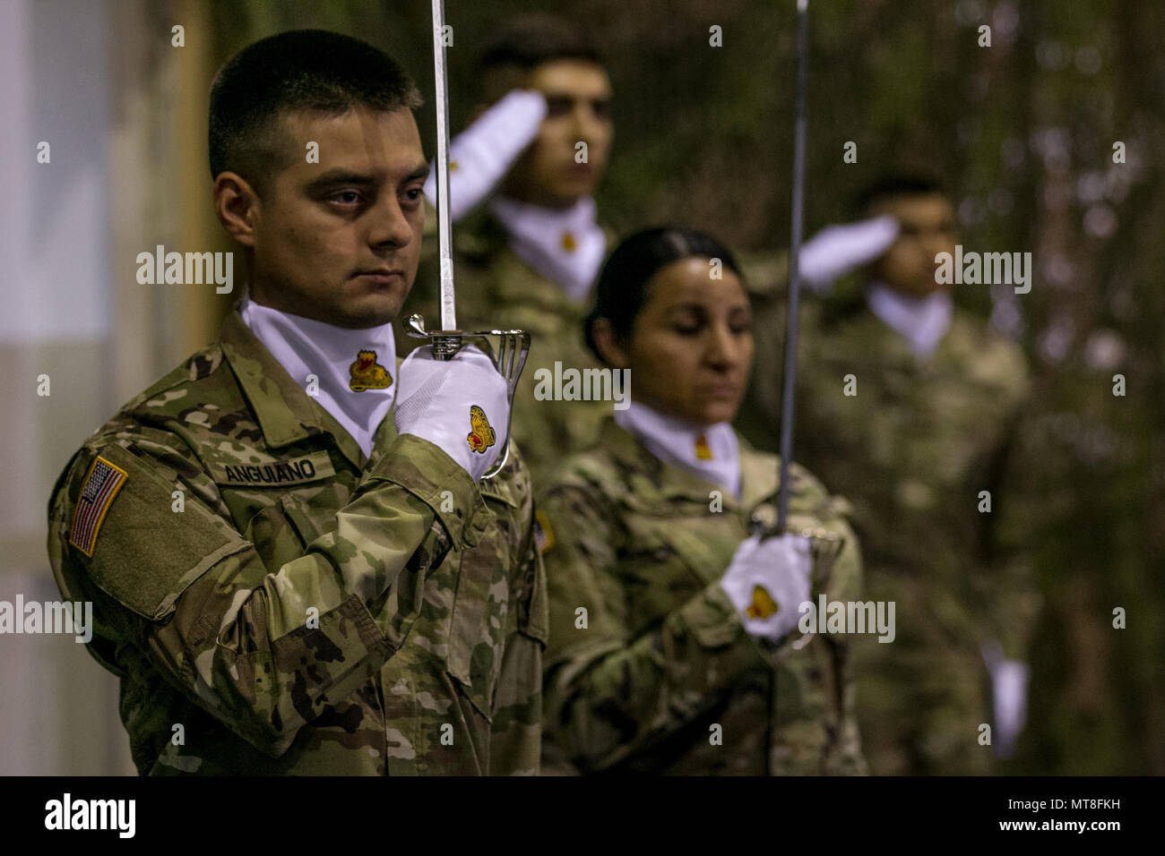 Soldiers assigned to the 53rd Movement Control Battalion, 7th ...