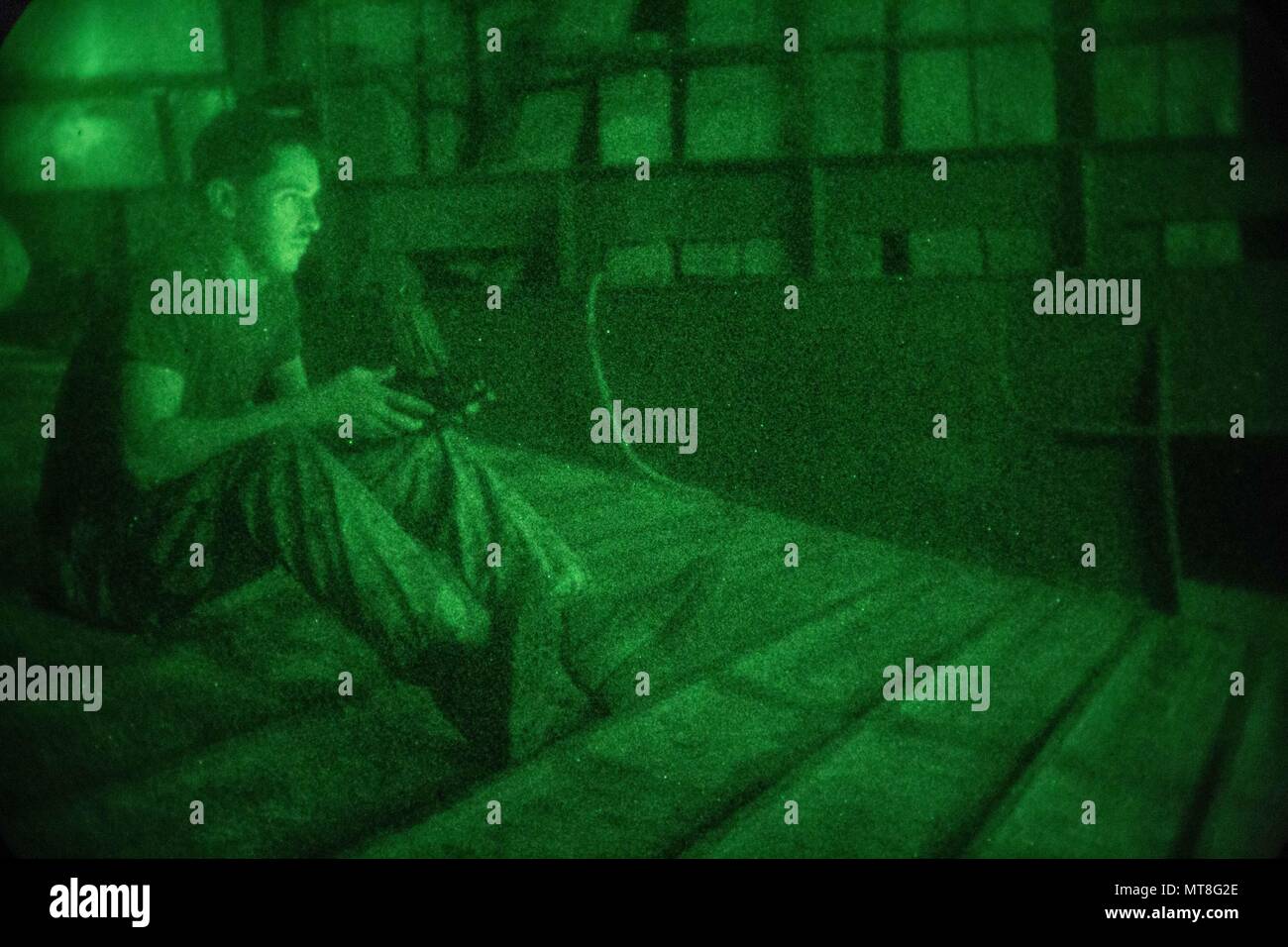 U.S. 5TH FLEET AREA OF OPERATIONS (May 11, 2018) A U.S. Marine with ...