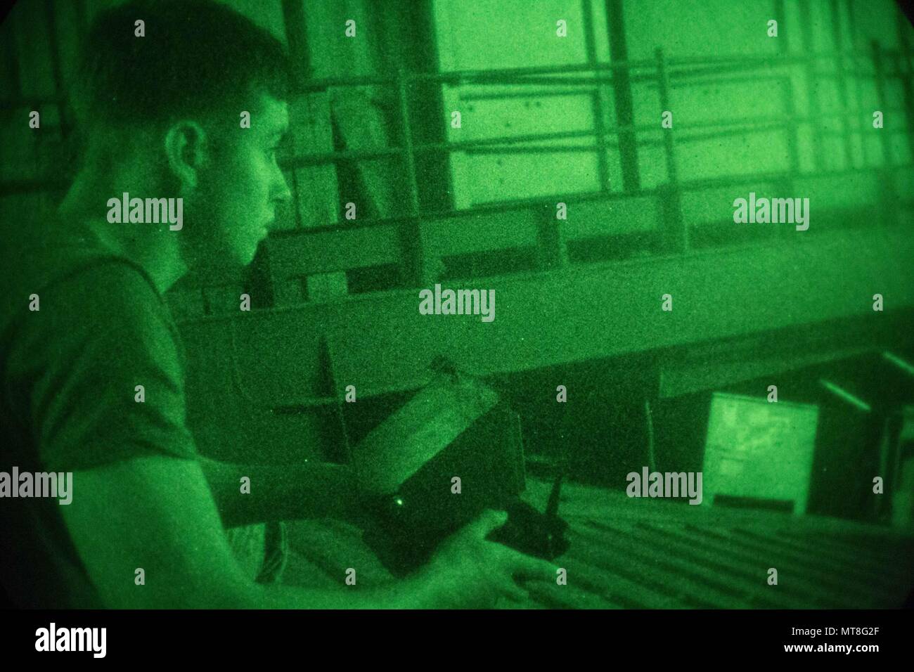 U.S. 5TH FLEET AREA OF OPERATIONS (May 11, 2018) A U.S. Marine with ...