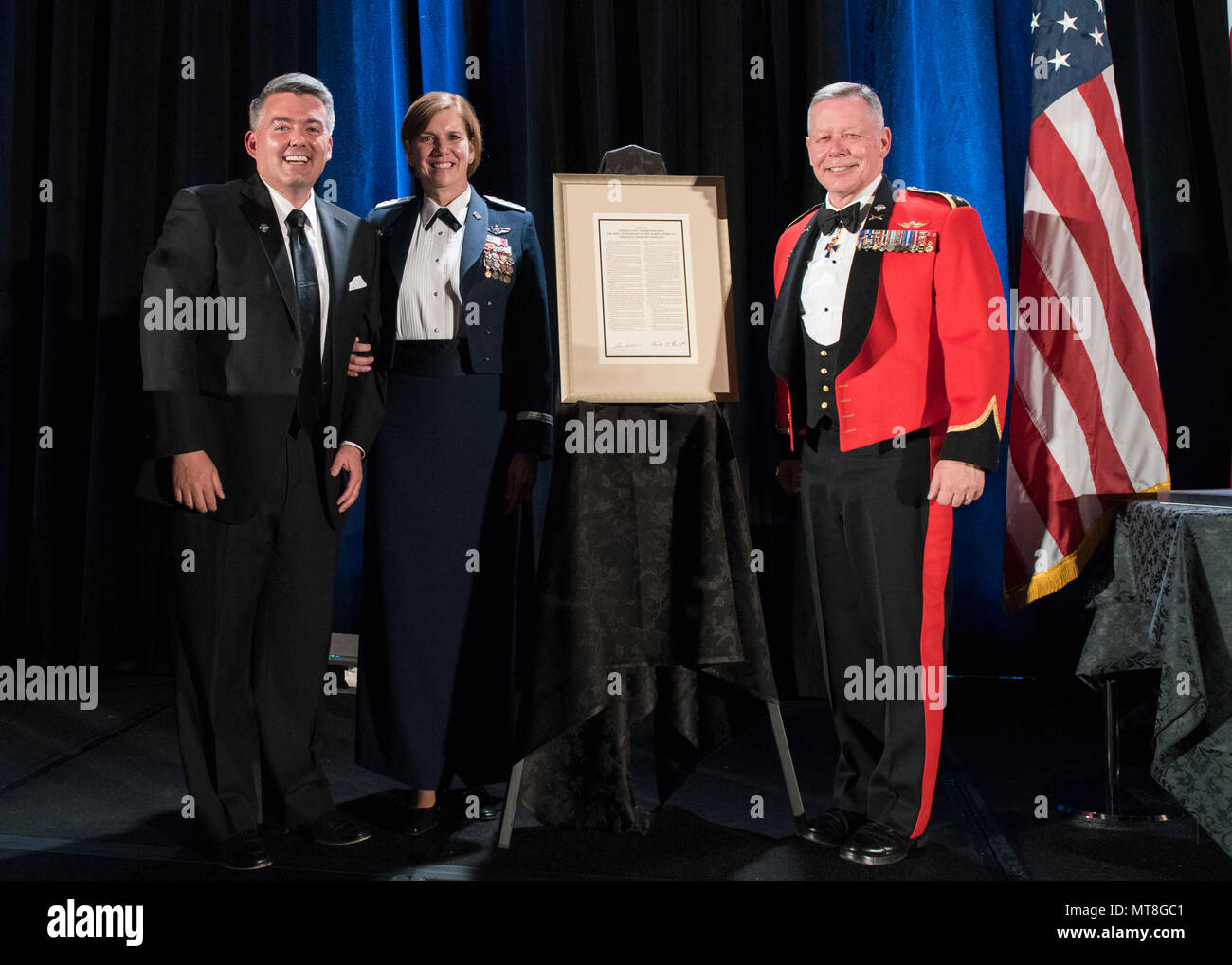 (From left to right) The Honorable Cory Gardner, U.S. Senator for ...