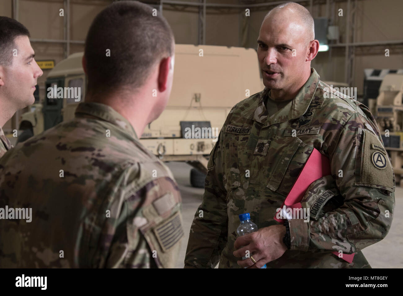 Command Sergeant Major of U.S. Army Central, Joseph C. Cornelison ...
