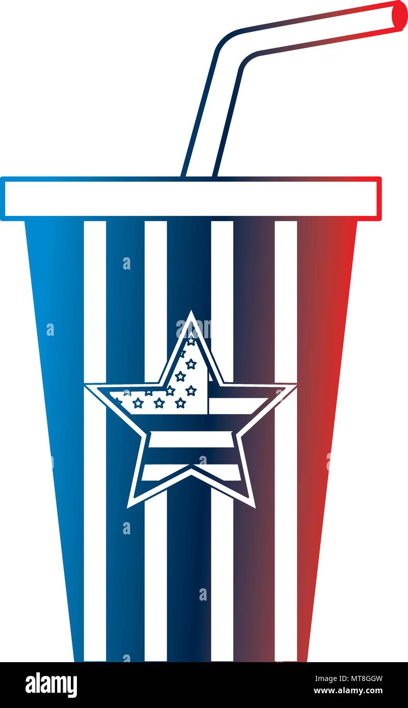 American soda cup Stock Vector Images - Alamy