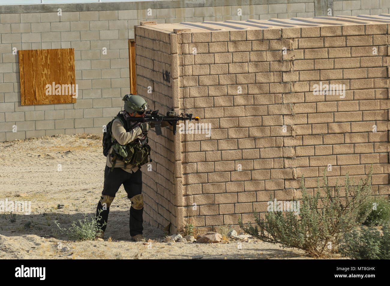 FORT IRWIN, Calif. – A Trooper of the 11th Armored Cavalry Regiment ...