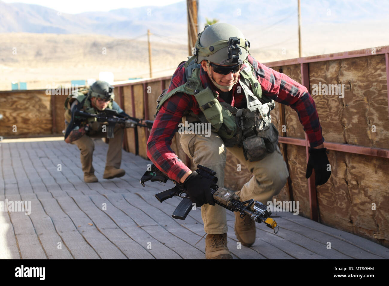 FORT IRWIN, Calif. – 11th Armored Cavalry Regiment Troopers maneuver ...