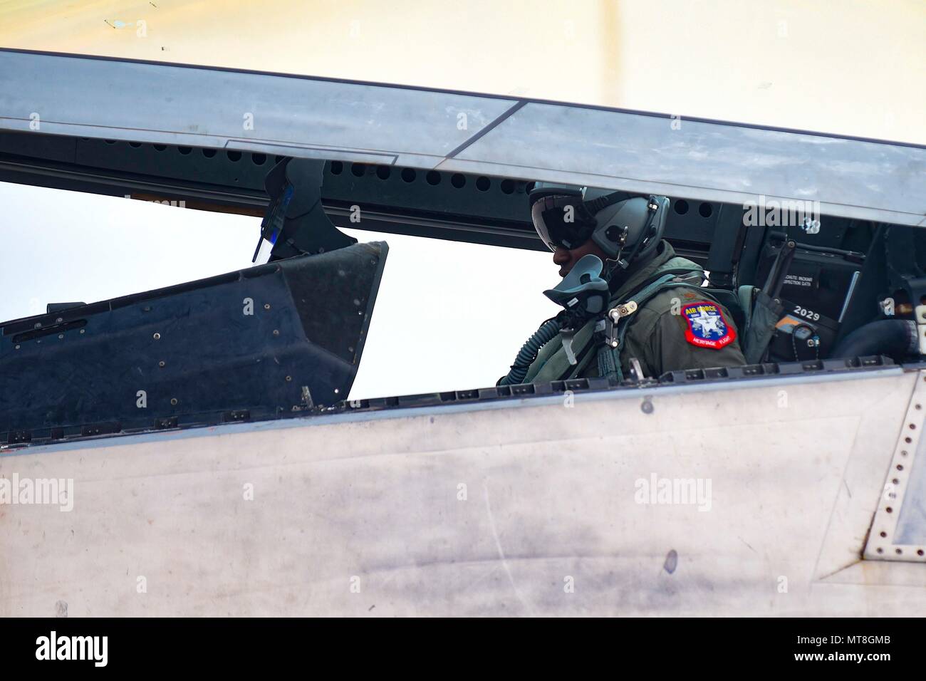 U.S. Air Force Maj. Paul "Loco" Lopez, F-22 Raptor Demonstration Team ...