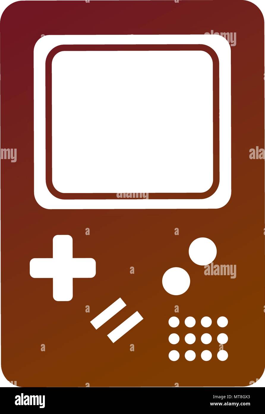 retro game electronic console classical Stock Vector Image & Art - Alamy