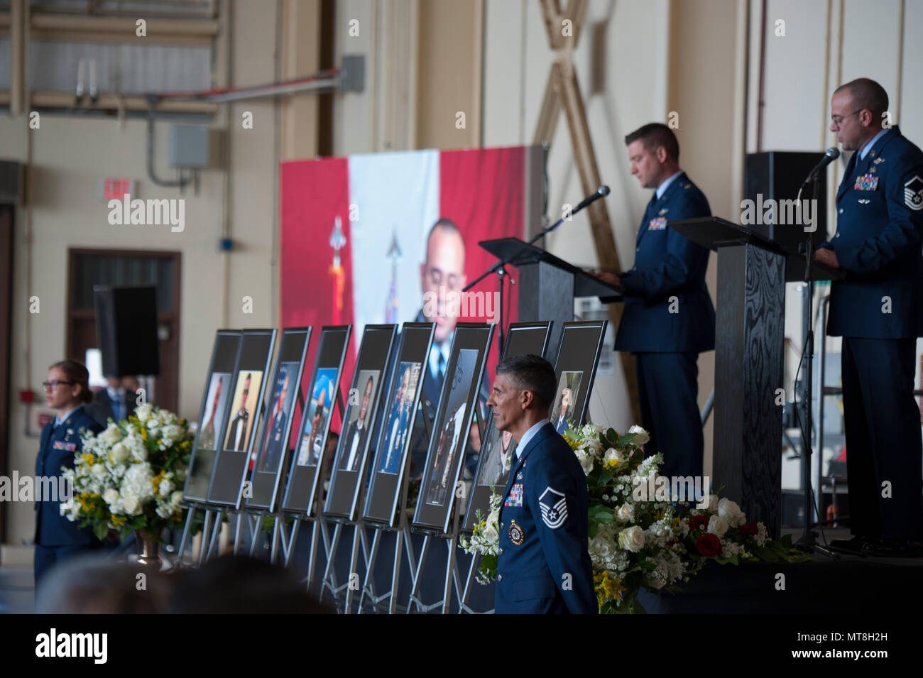 A memorial service honoring nine fallen Airmen; Maj. Jose "Jr" Roman ...