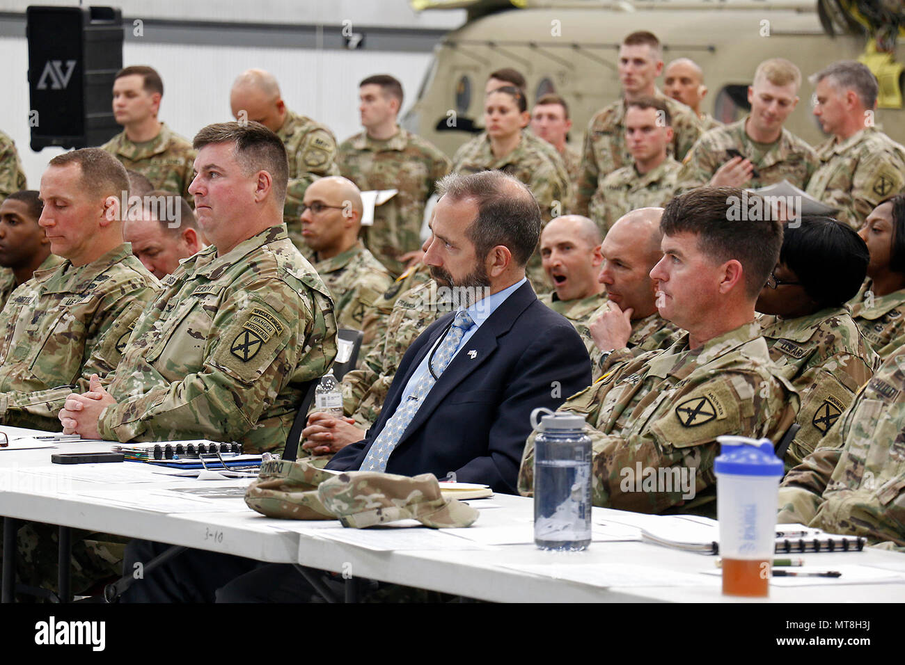 Brig. Gen. Patrick Donahoe (right), 10th Mountain Division acting ...