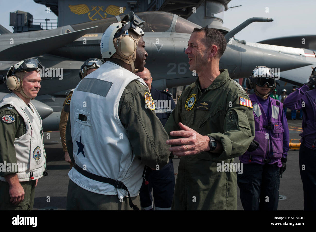 180514-N-AF077-0085 ATLANTIC OCEAN (May 14, 2018) Rear Adm. Stephen C ...