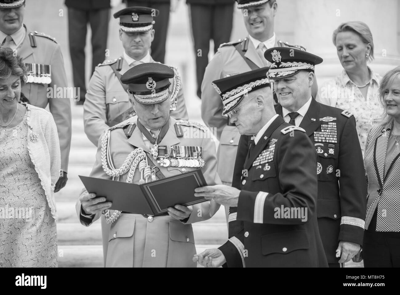 British Chief of the General Staff, Gen. Sir Nicholas Carter, receives ...
