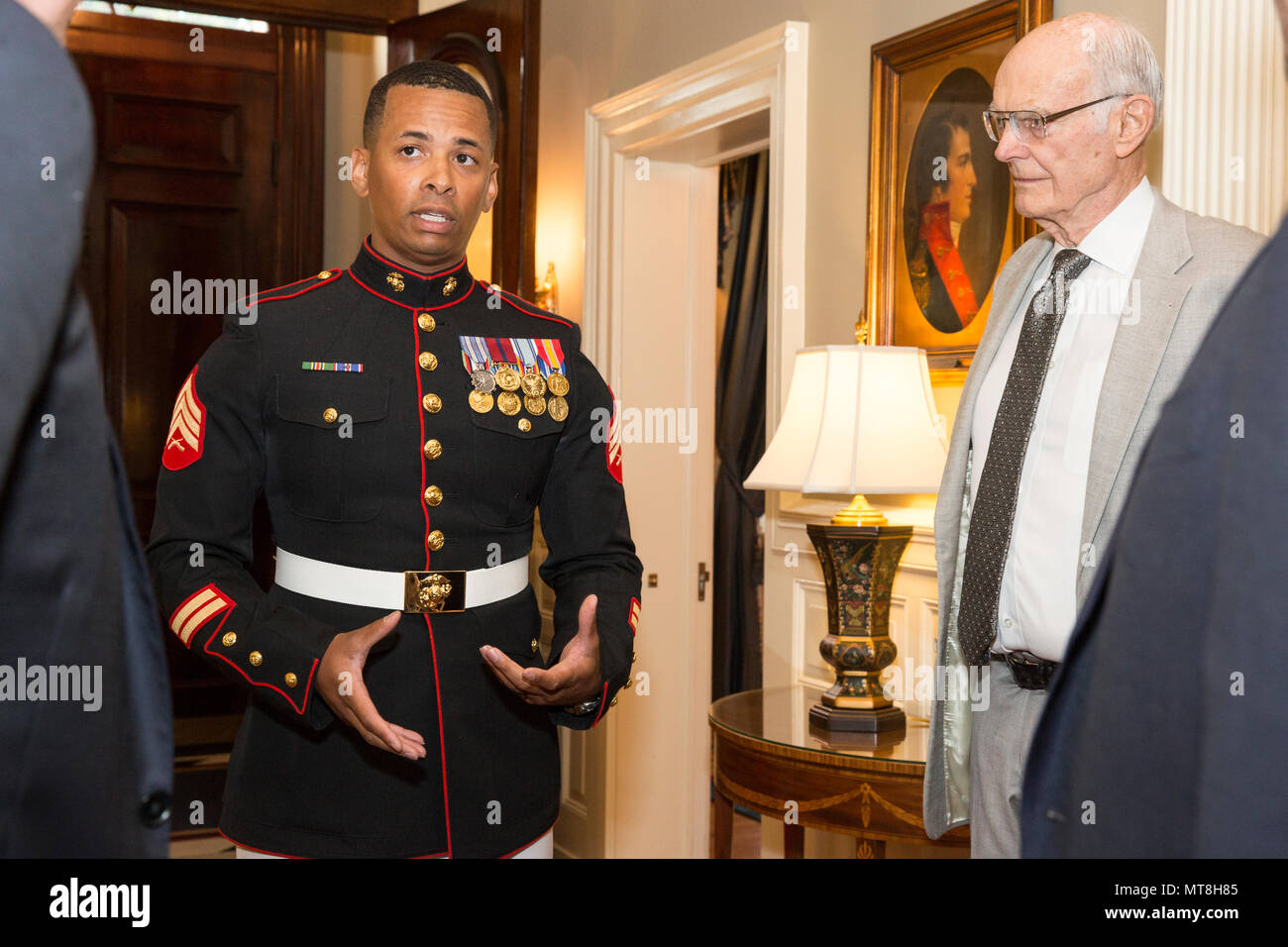 U.S. Marine Corps Sgt. Joshua J. Cole, administrative Noncommissioned ...