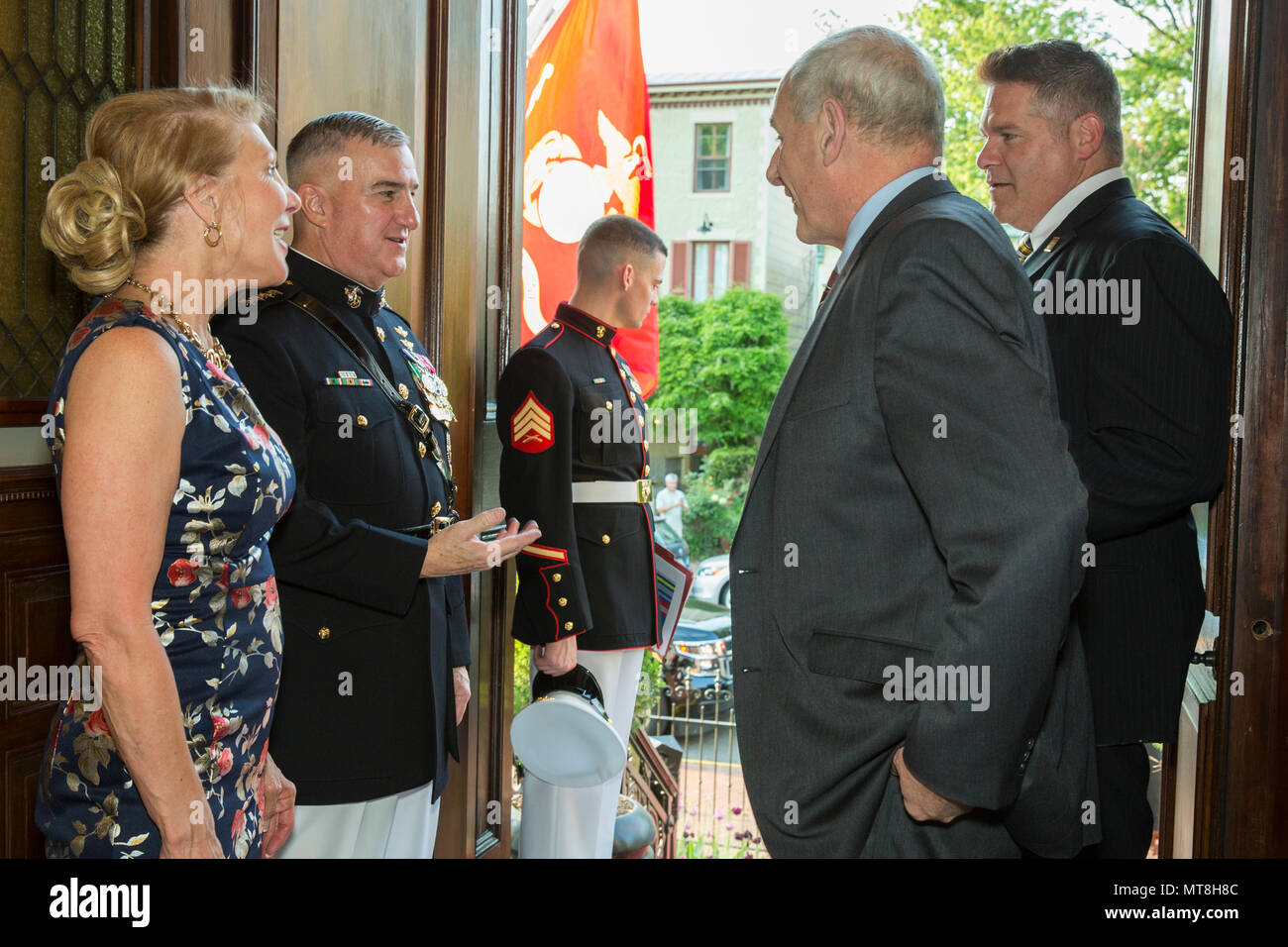 Assistant Commandant of the Marine Corps Gen. Glenn M. Walters, middle ...