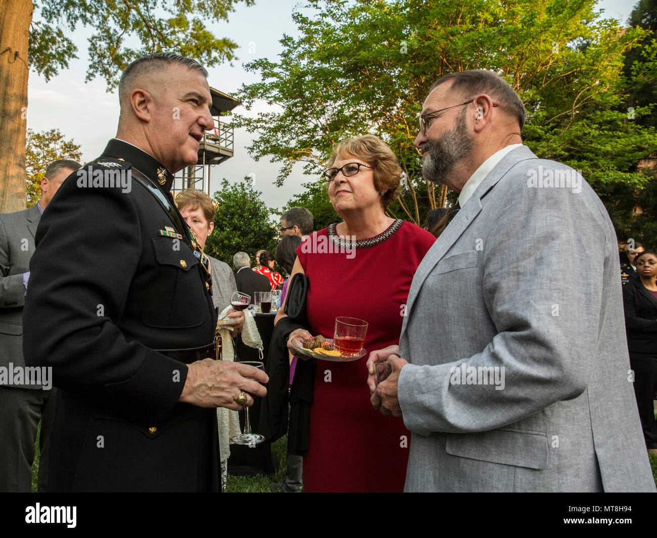 Assistant Commandant of the Marine Corps Gen. Glenn M. Walters, left ...