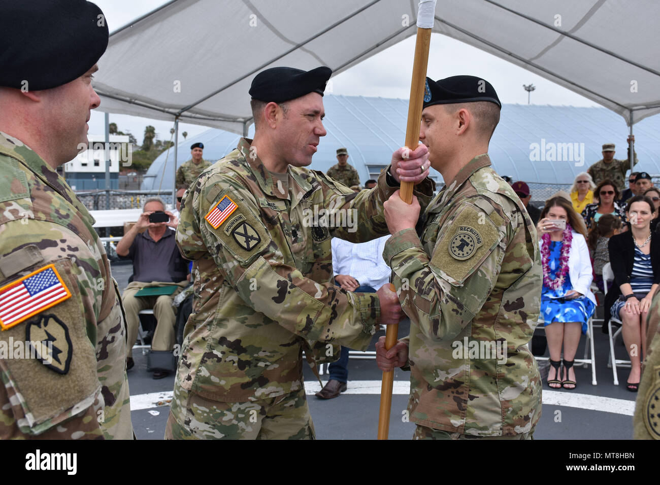 6th Medical Recruiting Battalion Commander, Lt. Col. Matthew Mapes ...